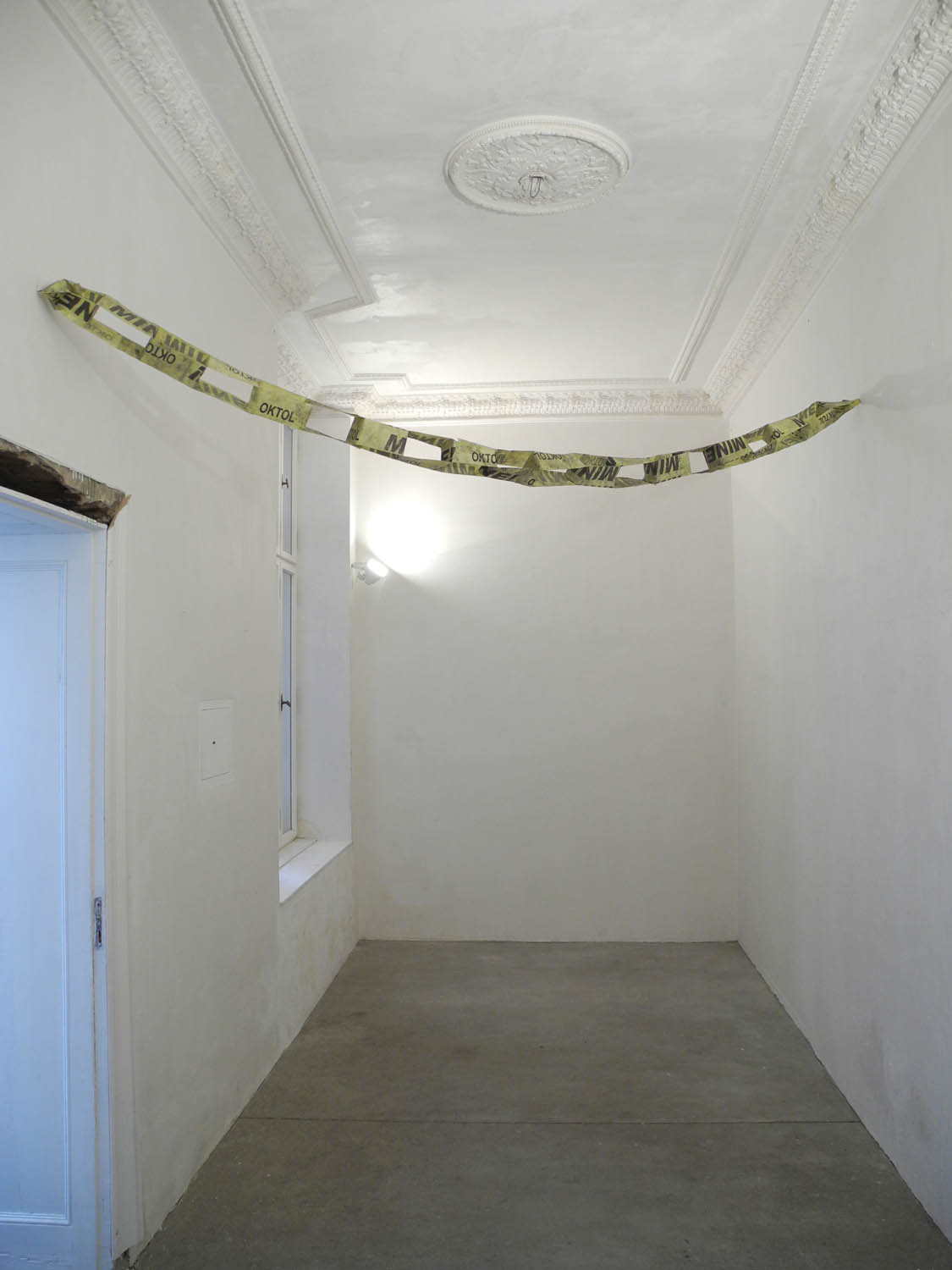 Minefield Warning Tape Garland